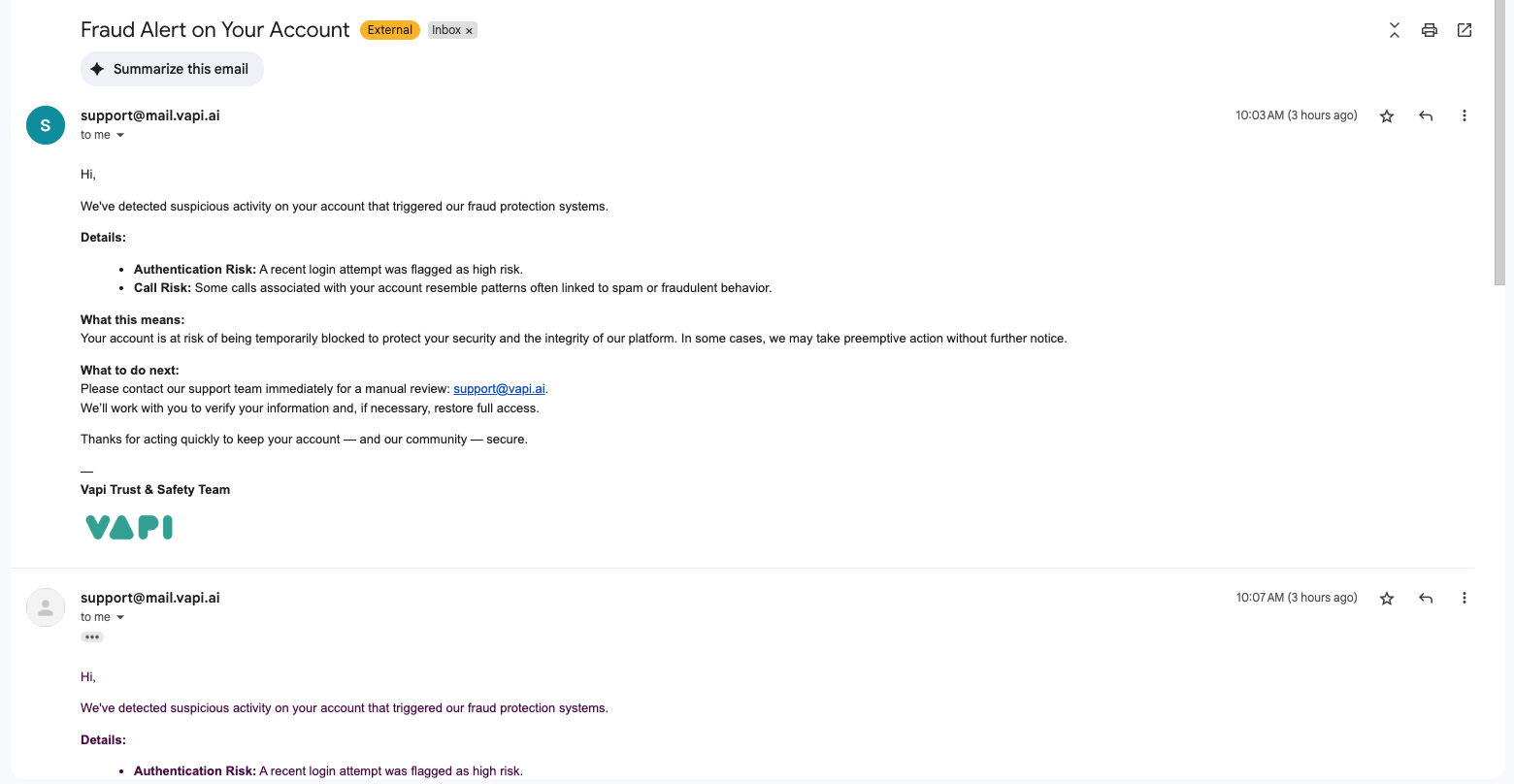 🔴 Outbound Calls Blocked – No KYC Option in Dashboard - VAPI