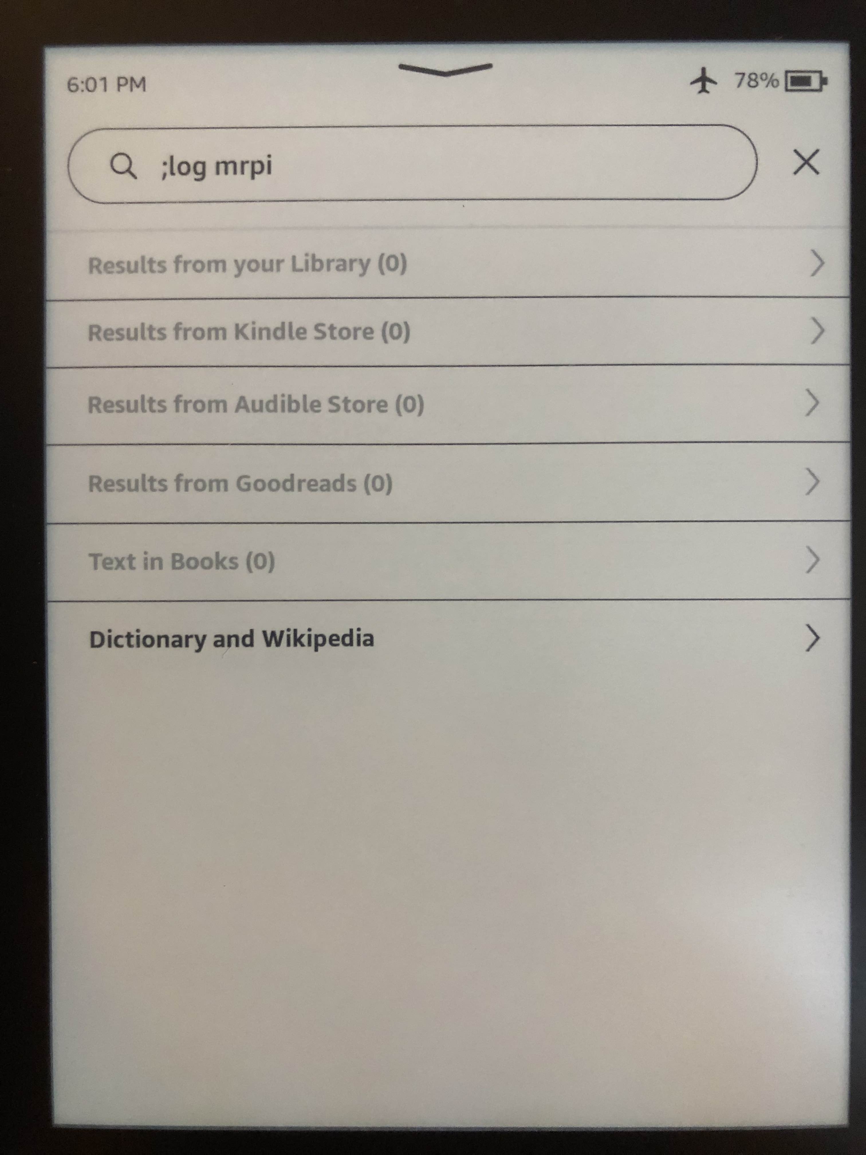[SOLVED] ;log mrpi is not running anything - Kindle Modding Community