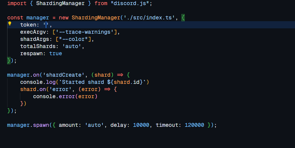 sharding system - discord.js - Imagine an app
