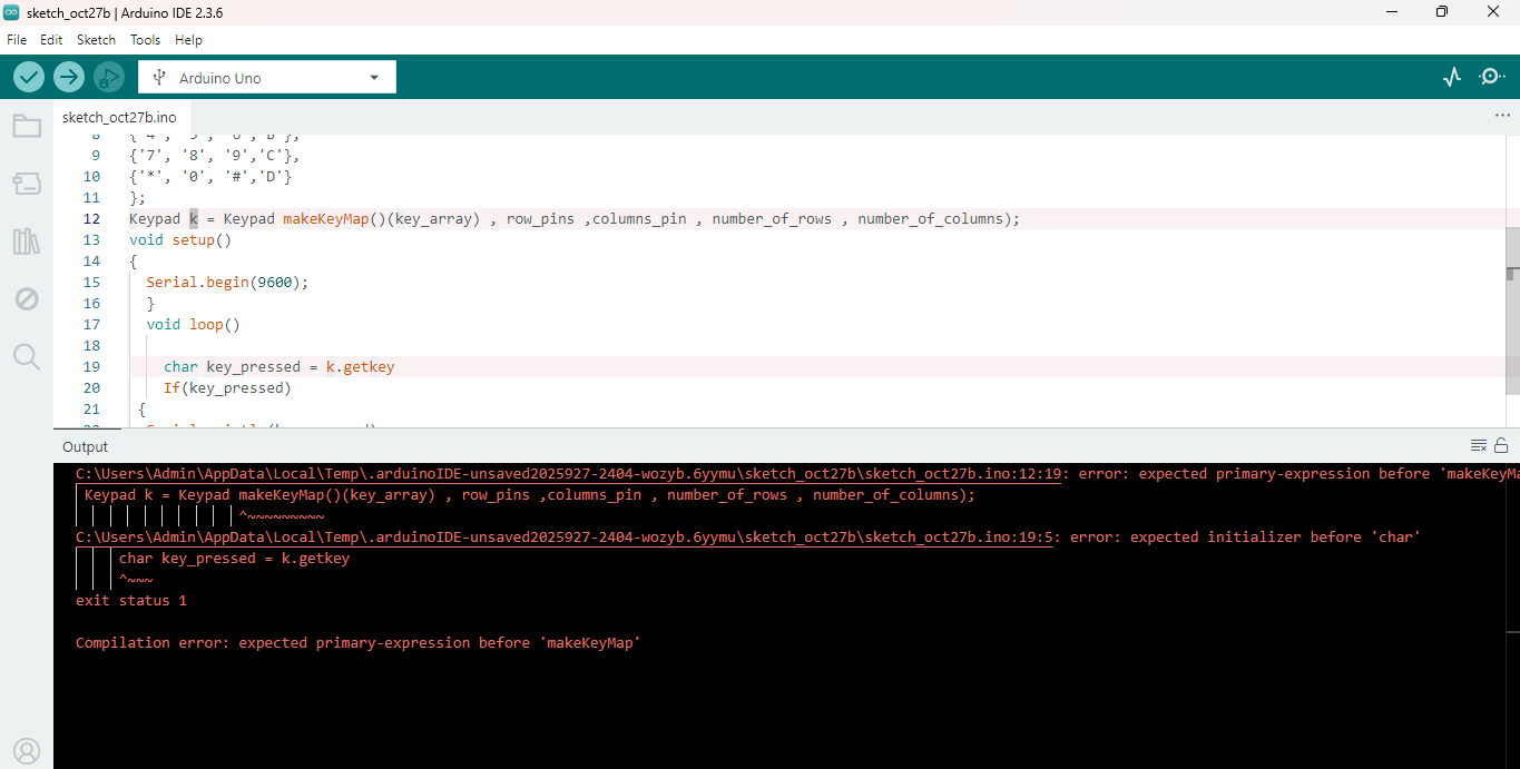 what to do about this - Arduino