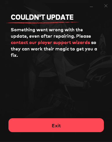 valorant started to give the 0x000000142 error in windows all of a ...