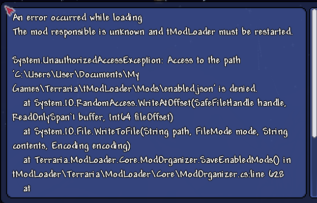 I cant run mod Help me plss - tModLoader