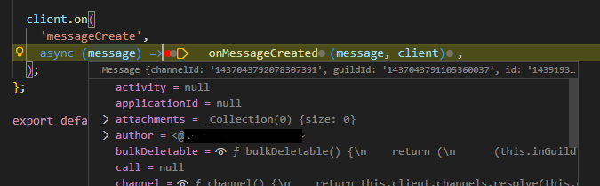 Message Attachments are empty? - discord.js - Imagine an app