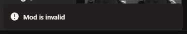 mod invalid - Deadlock Mod Manager
