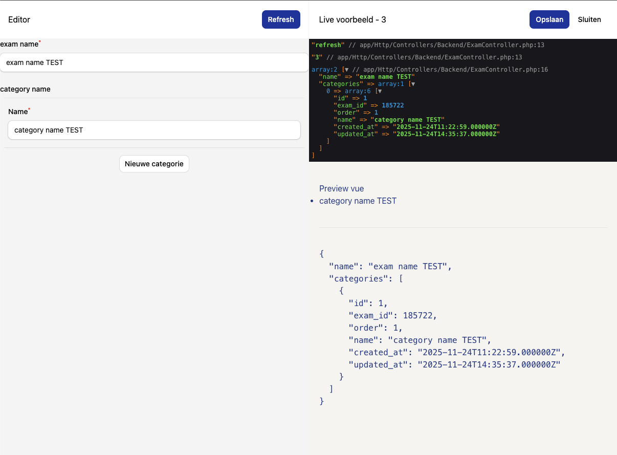 How to create preview for formData - Filament