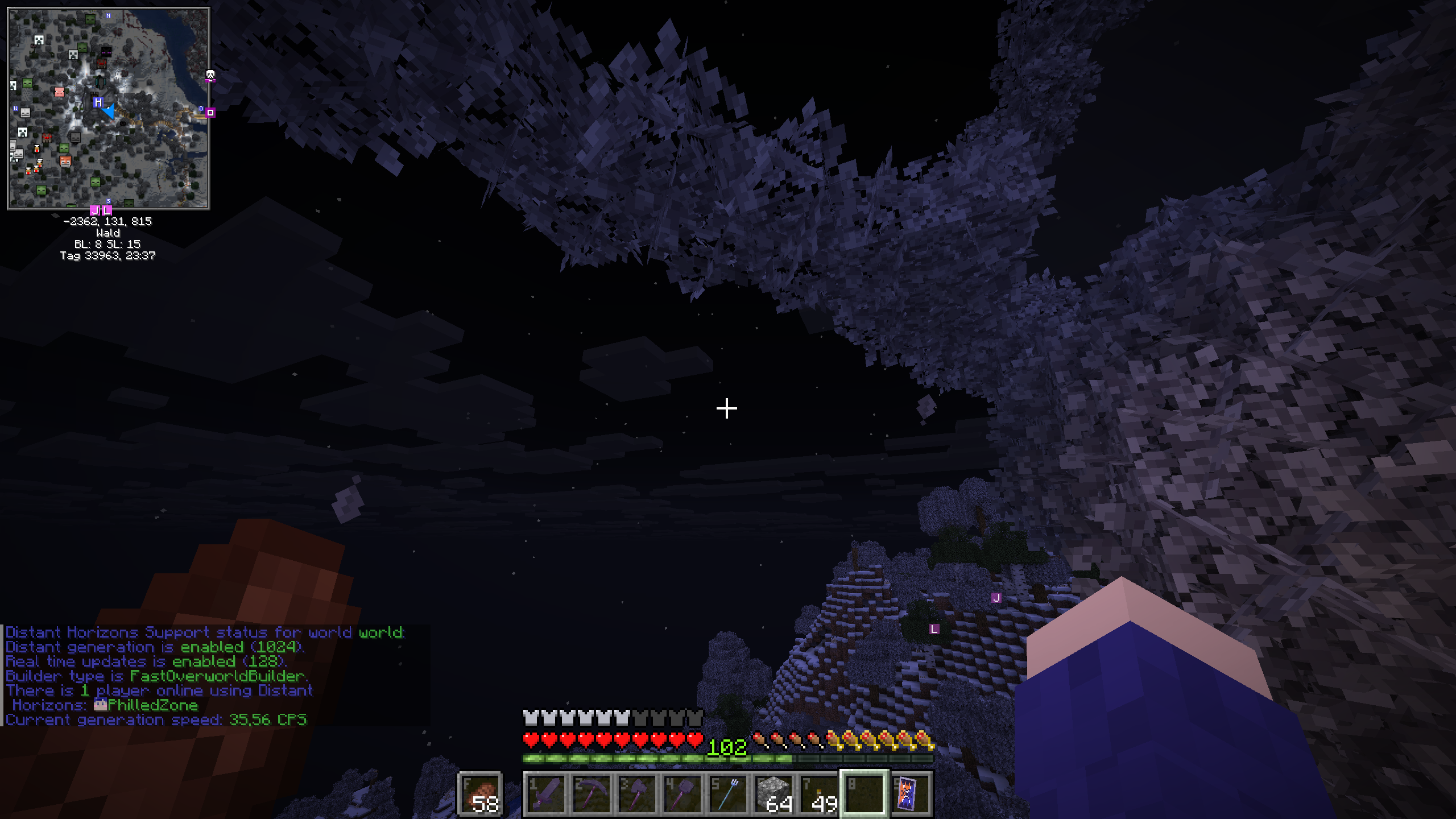 LODs not rendering with Plugin on Paper server - Distant Horizons