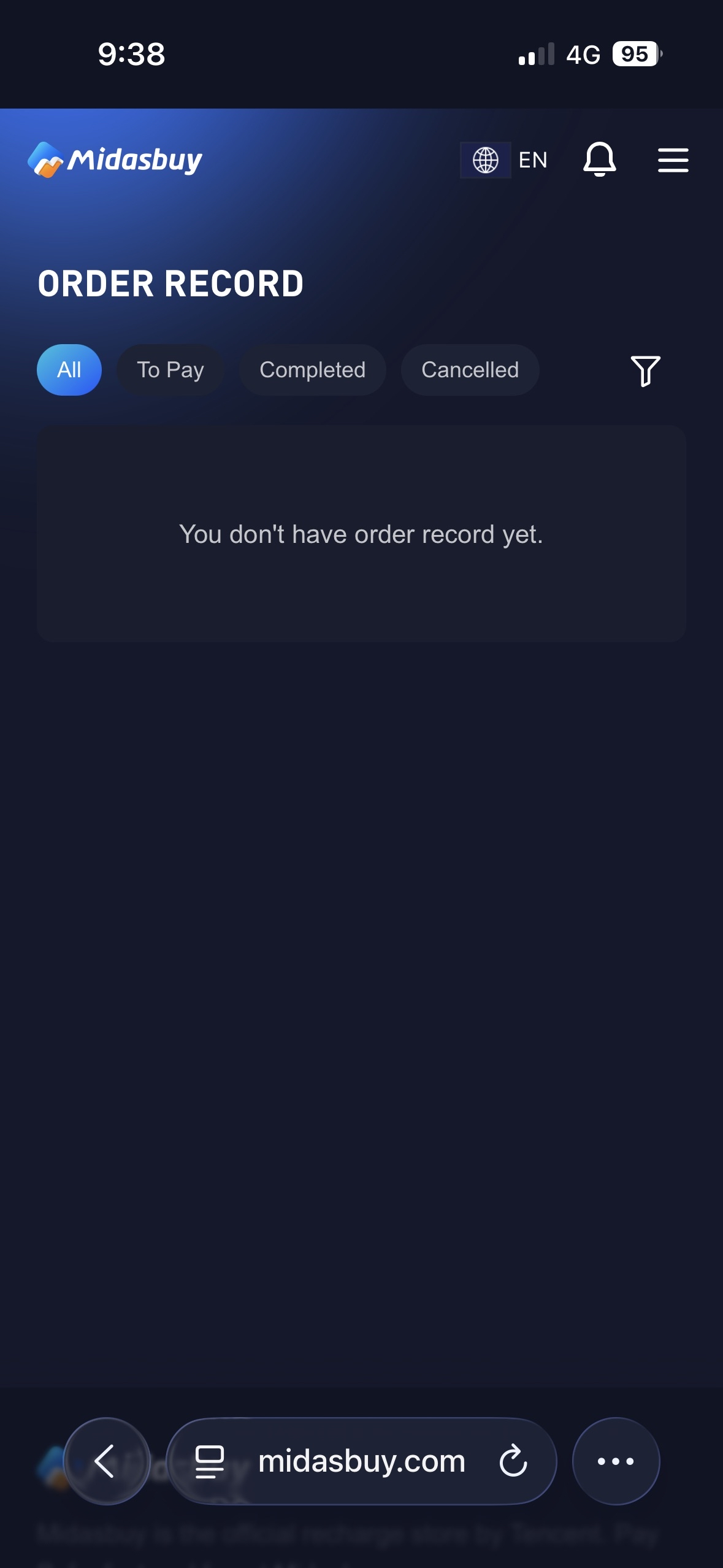 Ordering UC through bank account - Midasbuy - PUBG MOBILE