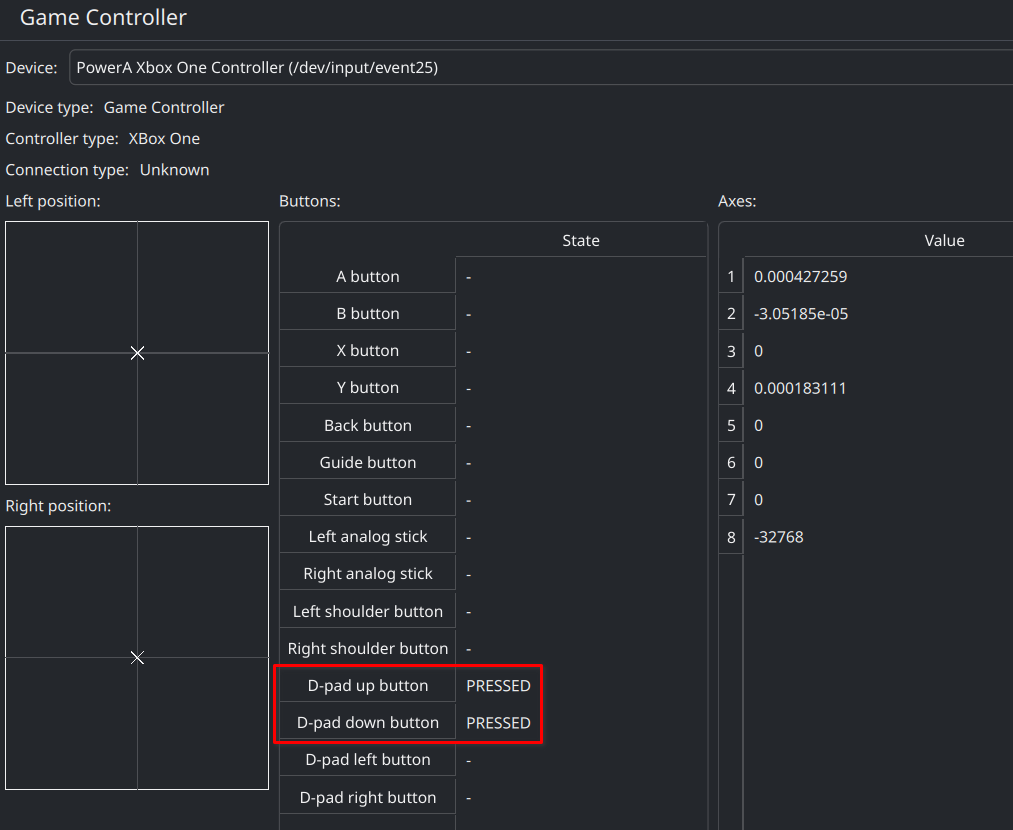 Xbox One controller issues with d-pad - Bazzite