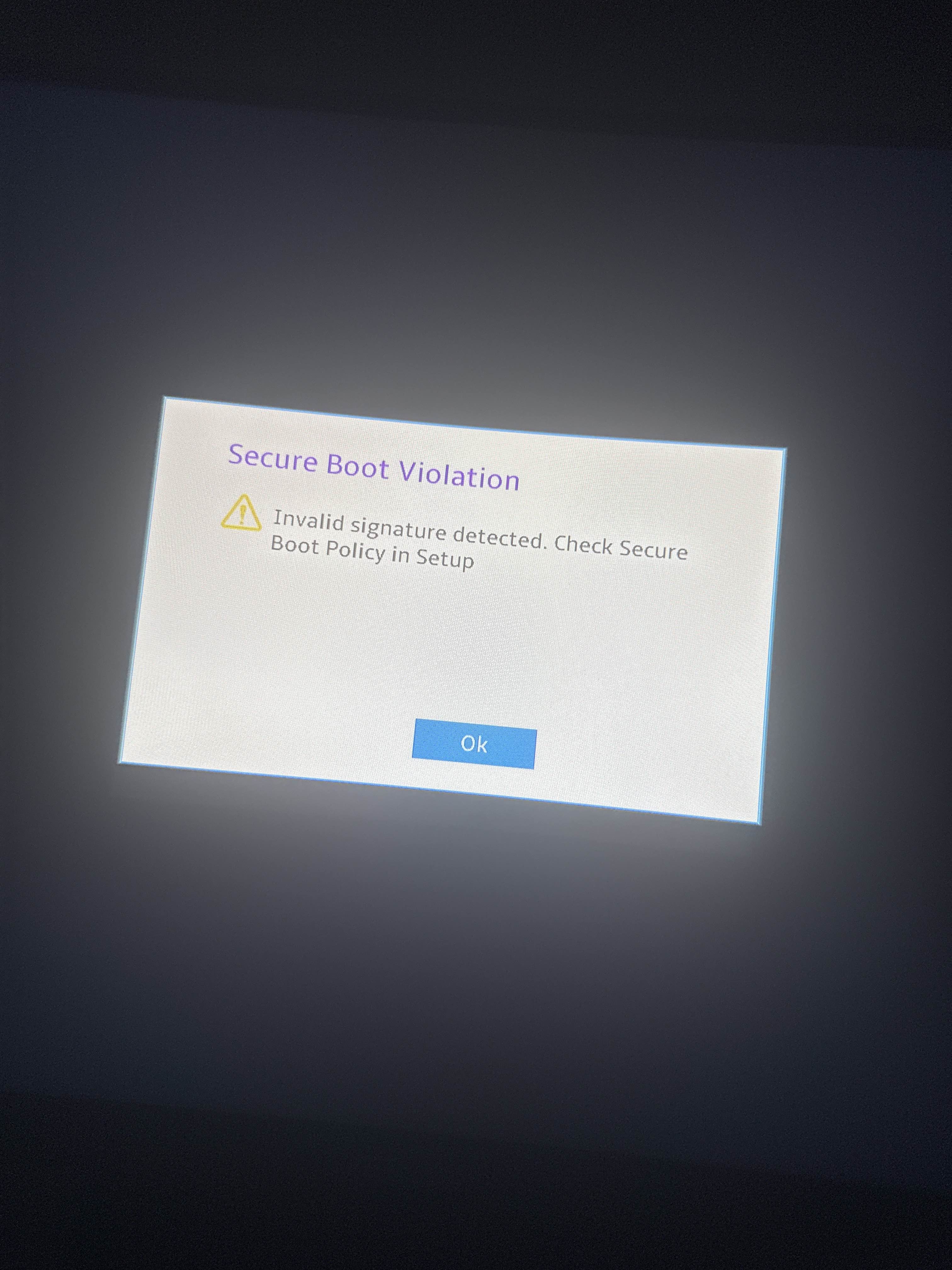 invalid signature detected. check secure boot policy in setup - VALORANT