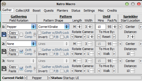 my macro is having a hard time reaching the pepper patch - Natro Macro