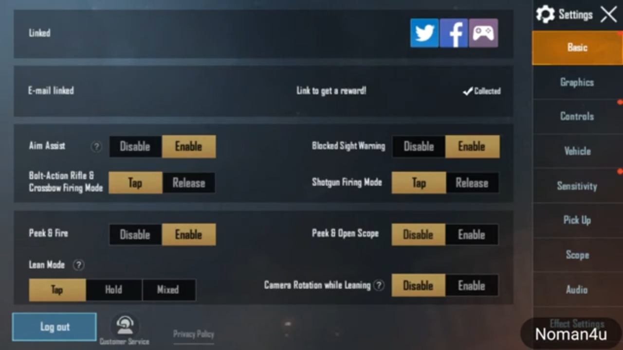 We can link 2 social media + email/phone number - PUBG MOBILE