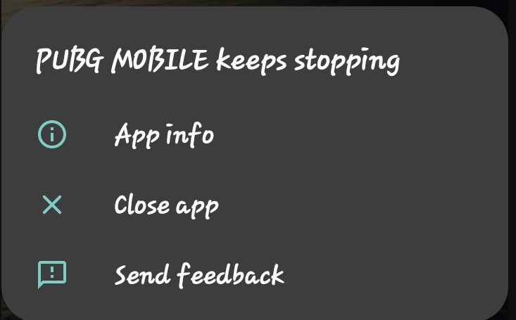 Check your connection - PUBG MOBILE