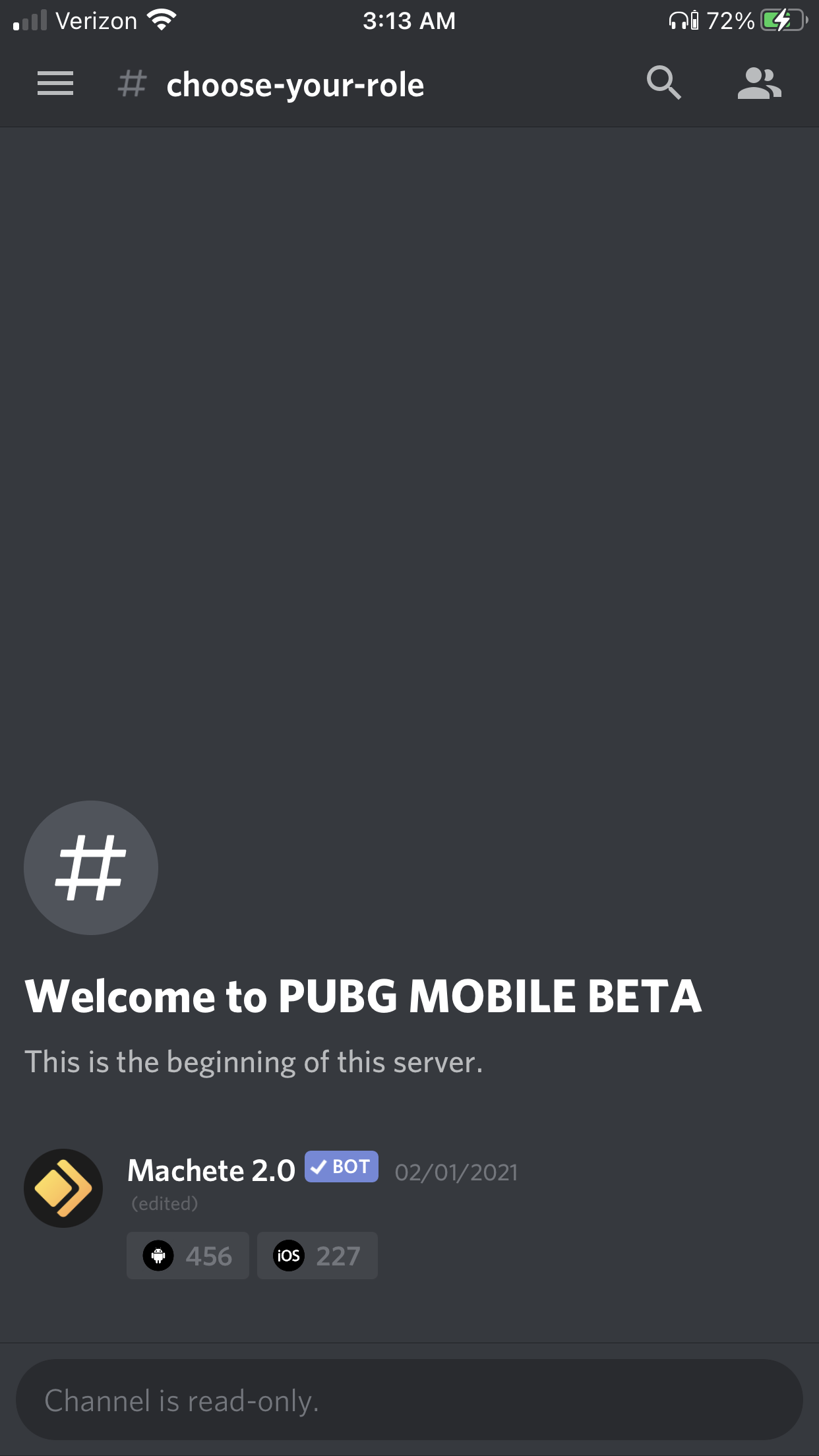 it wont let me choose a role - PUBG MOBILE