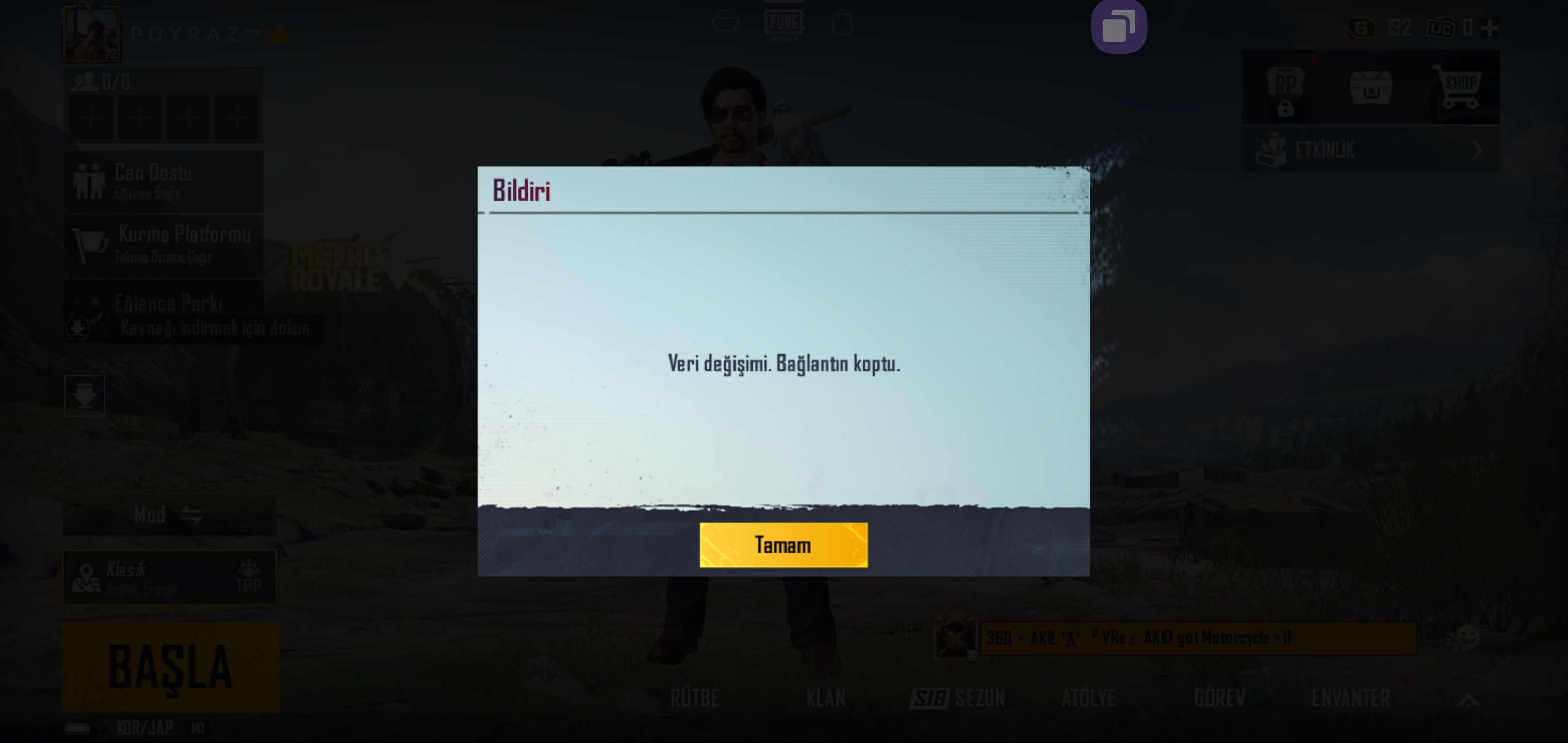 Please refer to the private message from @PUBG MOBILE for further information, @Izuru. - PUBG MOBILE