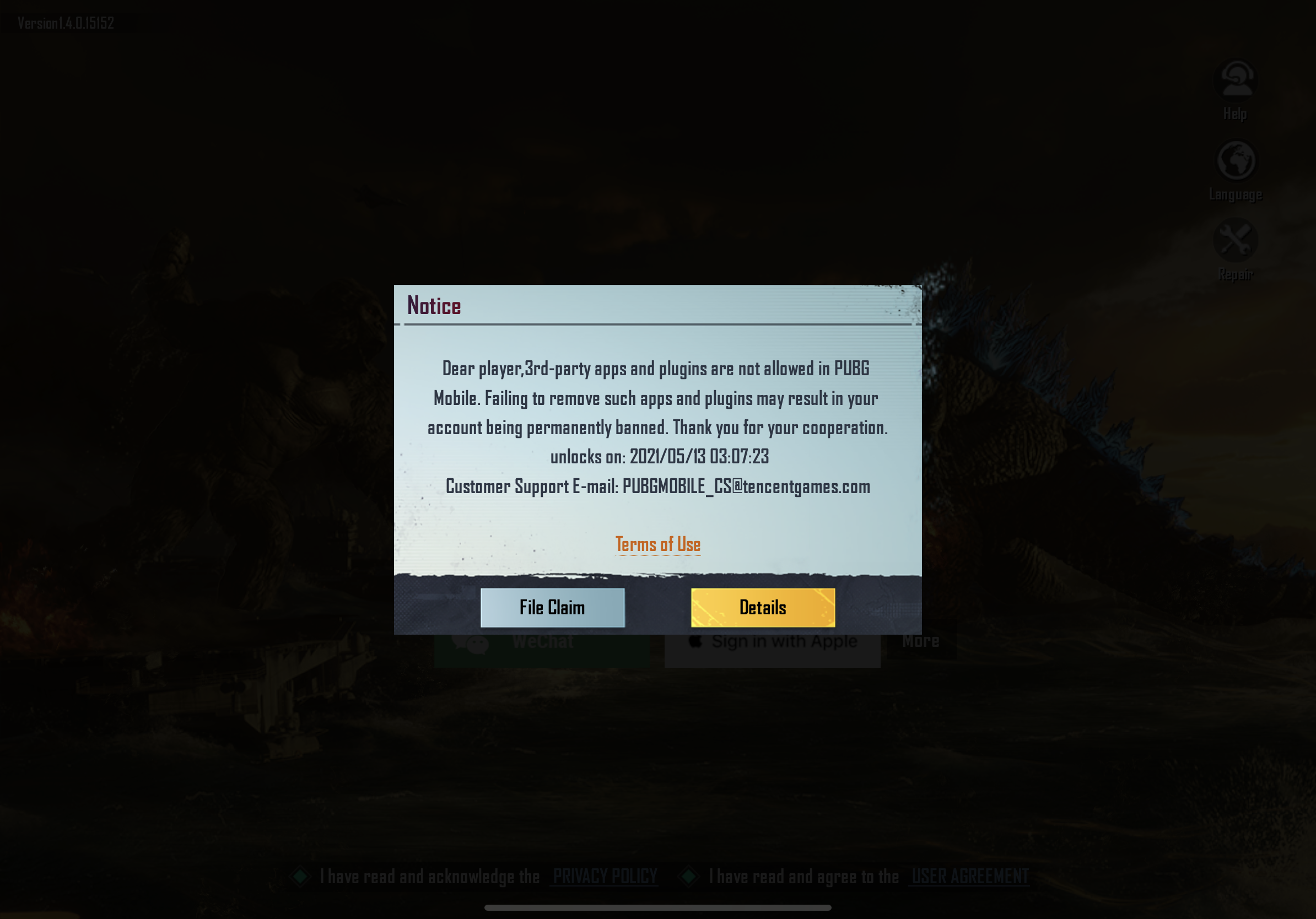 Hope this gets fixed ASAP. I’m having withdrawal symptoms. 😭 - PUBG MOBILE