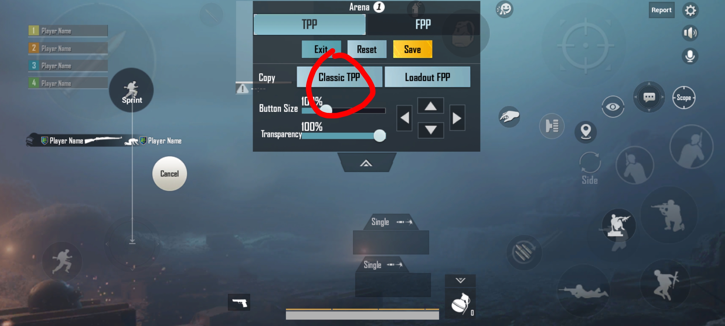@Deleted User no, for TDM and for classic match i use both same layouts - PUBG MOBILE