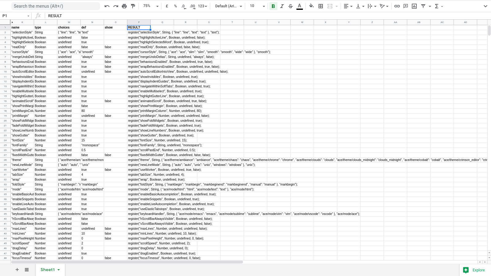 Anyone else use spreadsheets for this? - League of Extraordinary FoundryVTT Developers