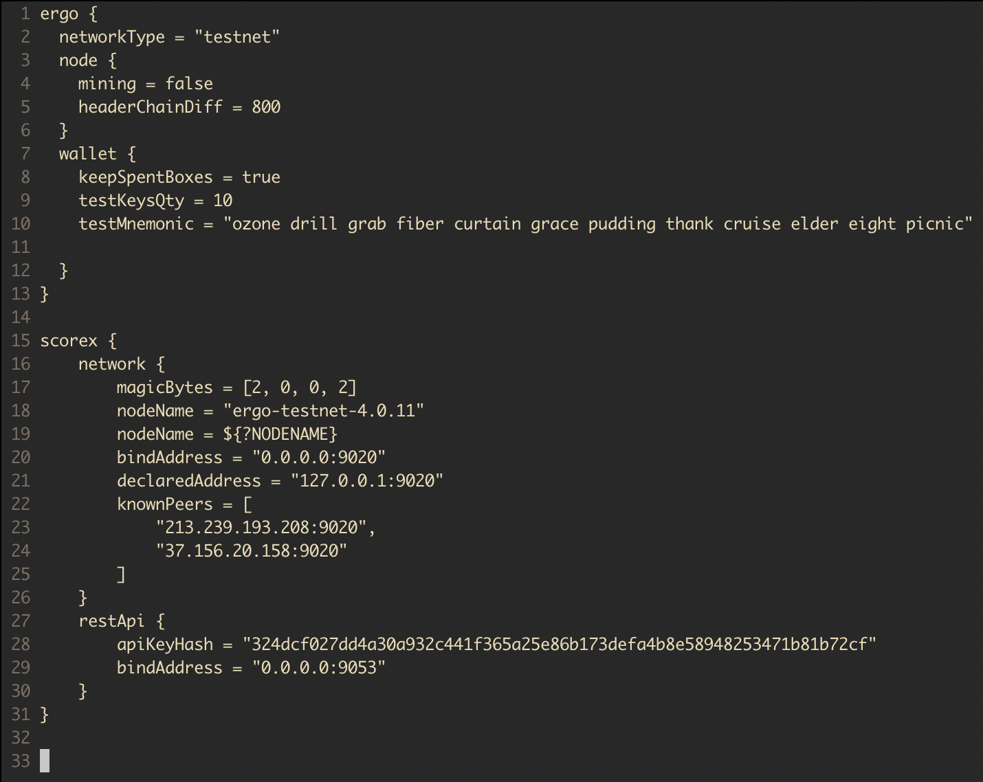 First screen is about emission contract, yes. Everything in Ergo is ...