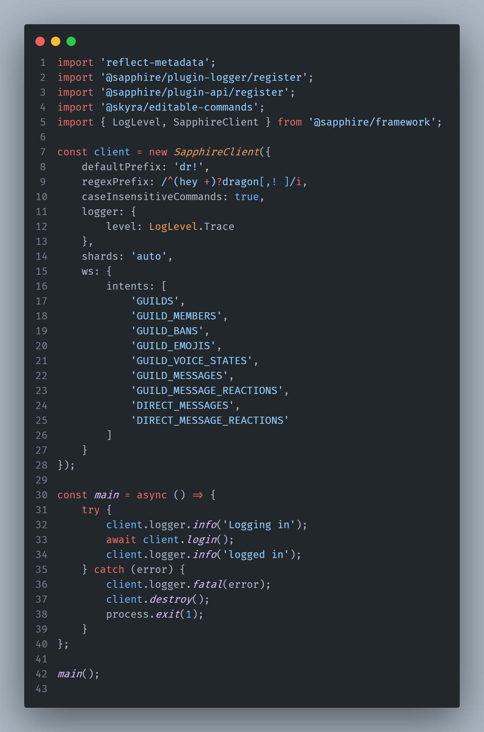 Yeah i spose - Sapphire - Imagine a framework