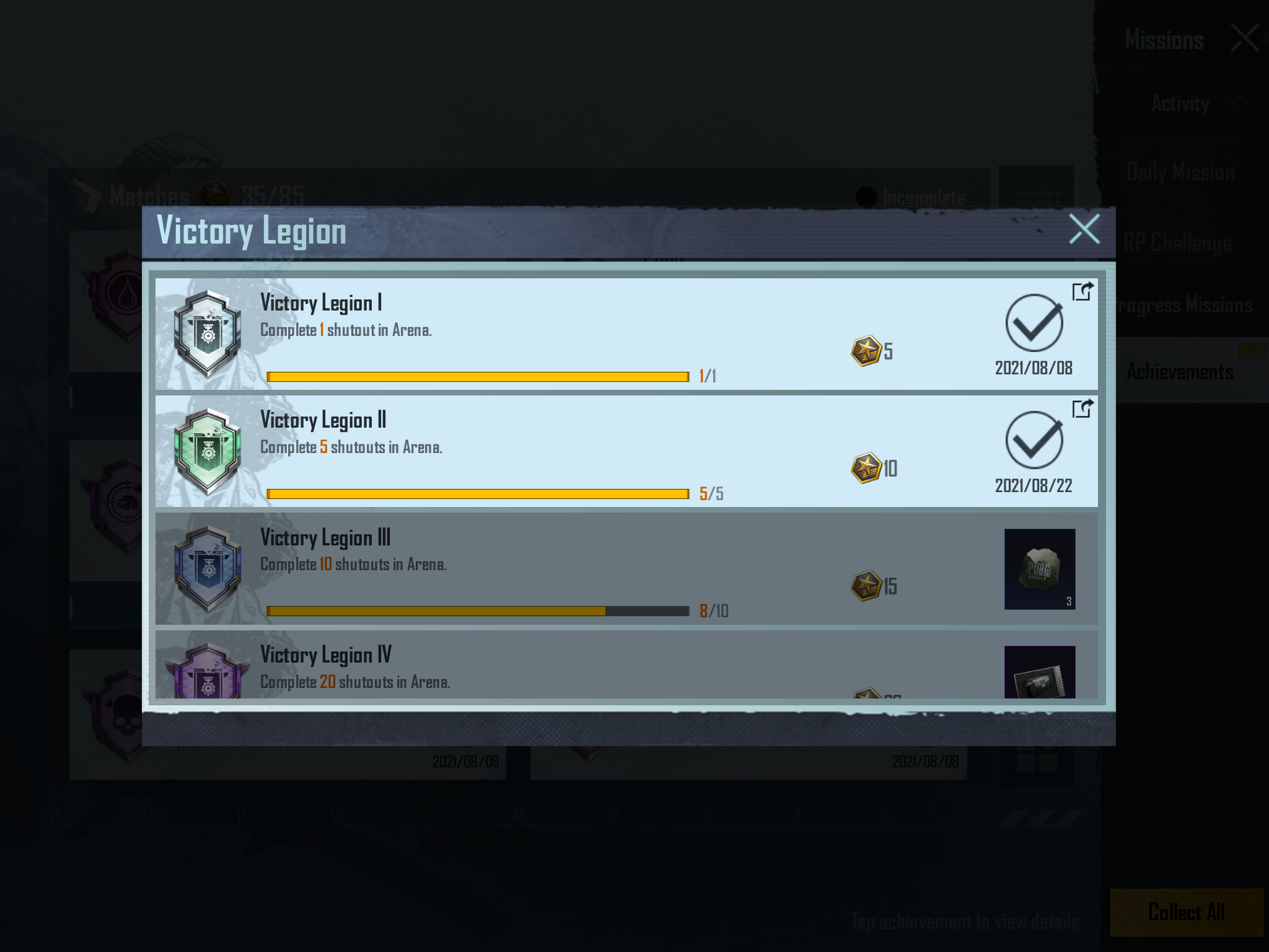 Are you referring to Challenge Points ? - PUBG MOBILE