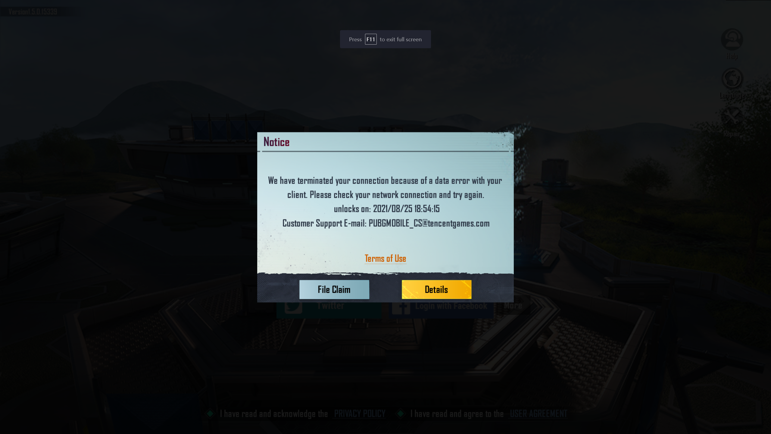 But I can't download that mode, it keep showing 'pls repair or re ...