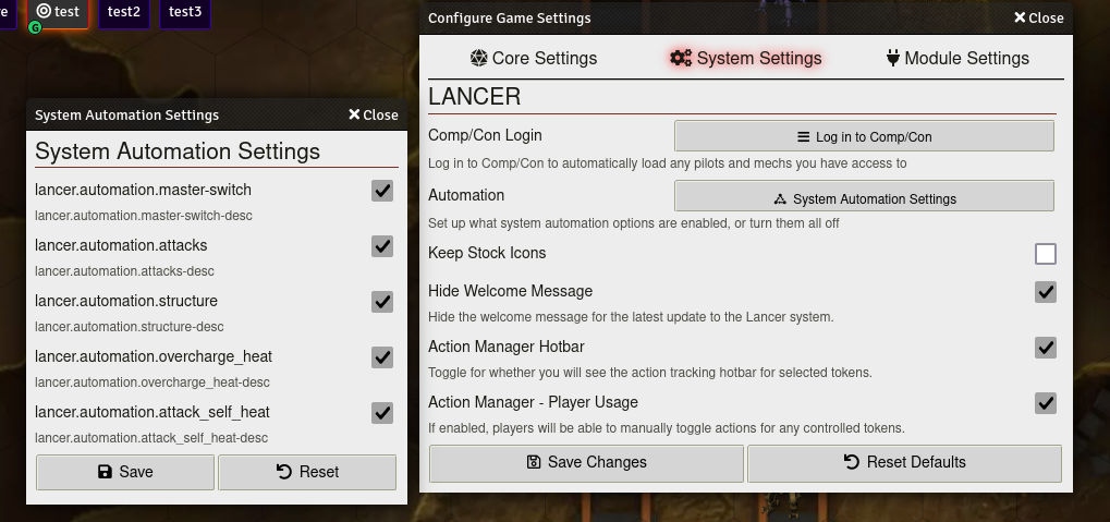 Everyone knows the vertical dots means menu - League of Extraordinary FoundryVTT Developers