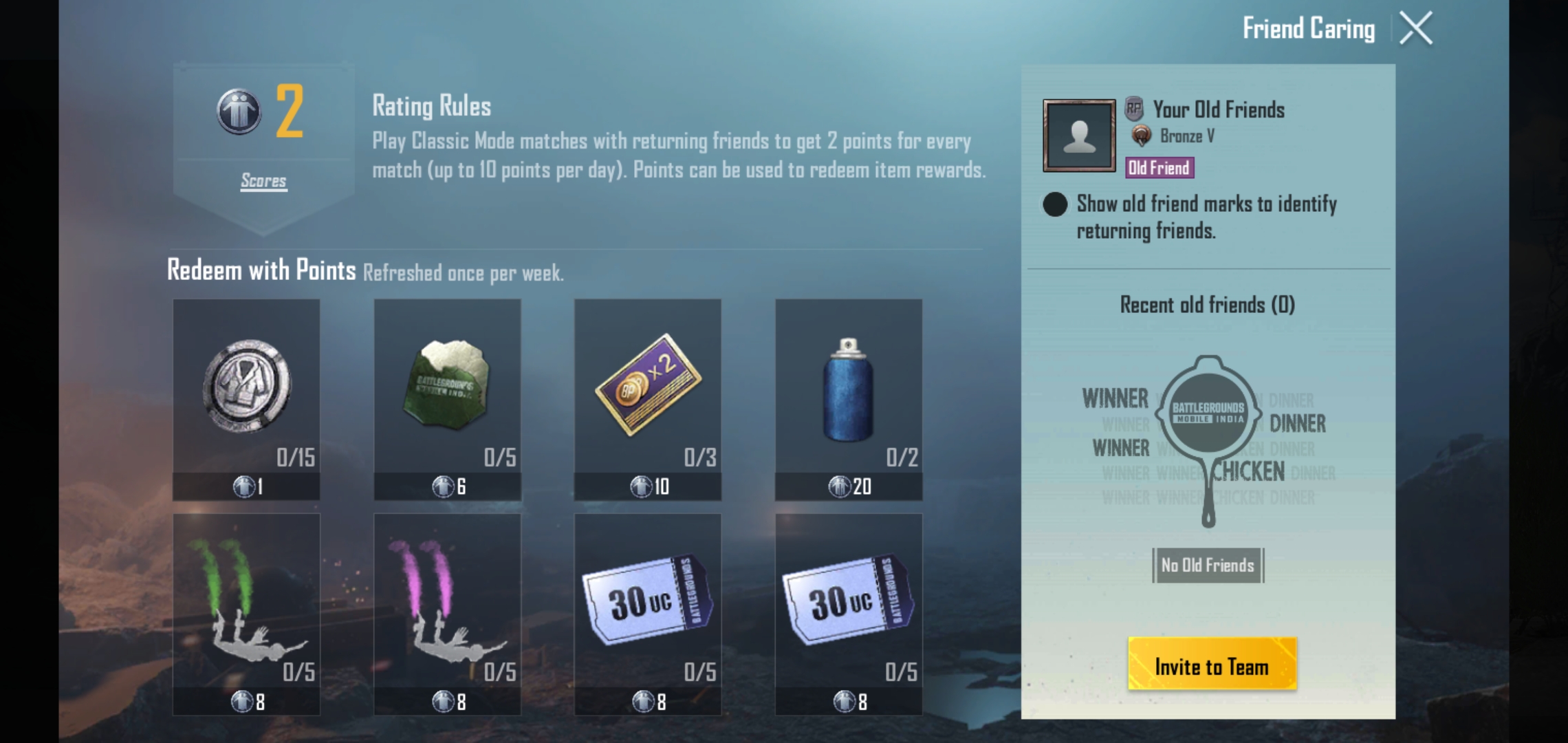 How to get old friends?@Xzi - PUBG MOBILE