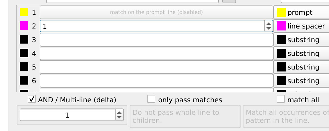 then it'll trigger on the next line after the prompt: - Mudlet