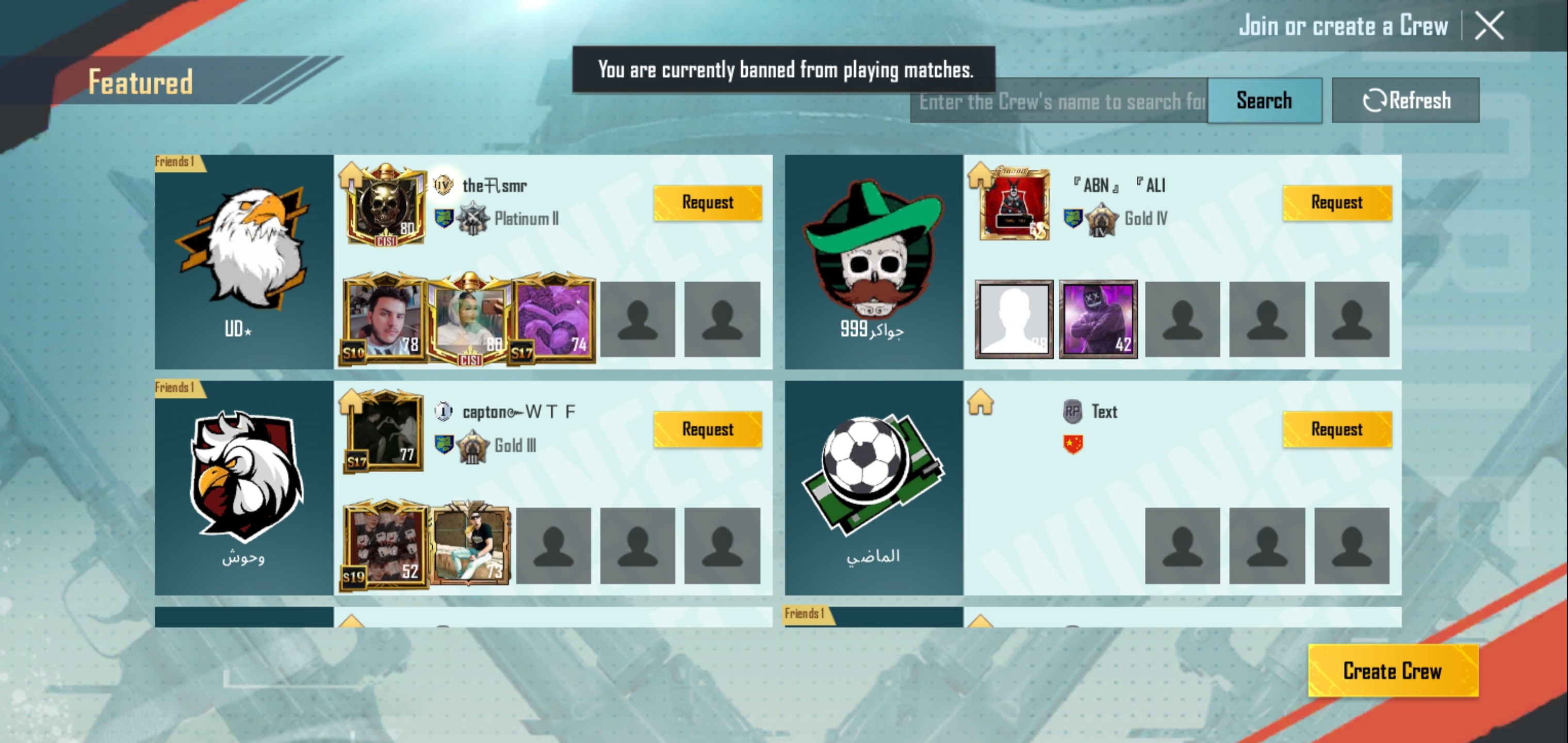 Which login methods are compromised and which were connected? - PUBG MOBILE