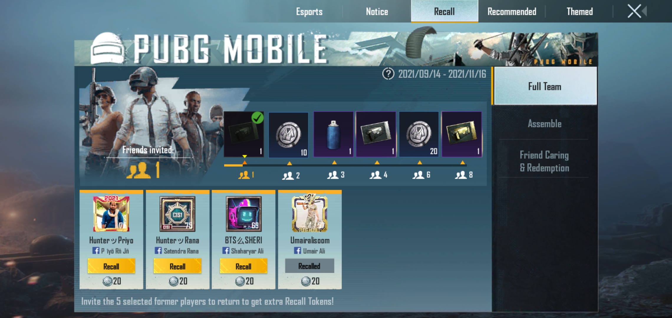 I'm afraid I don't understand your inquiry, @Df・Osha tk. - PUBG MOBILE