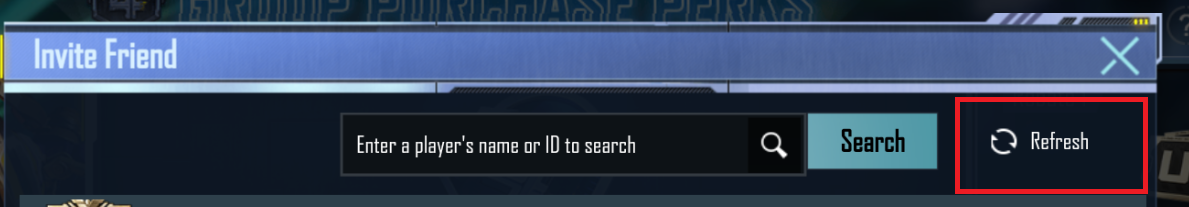 Please help me to show the country button - PUBG MOBILE