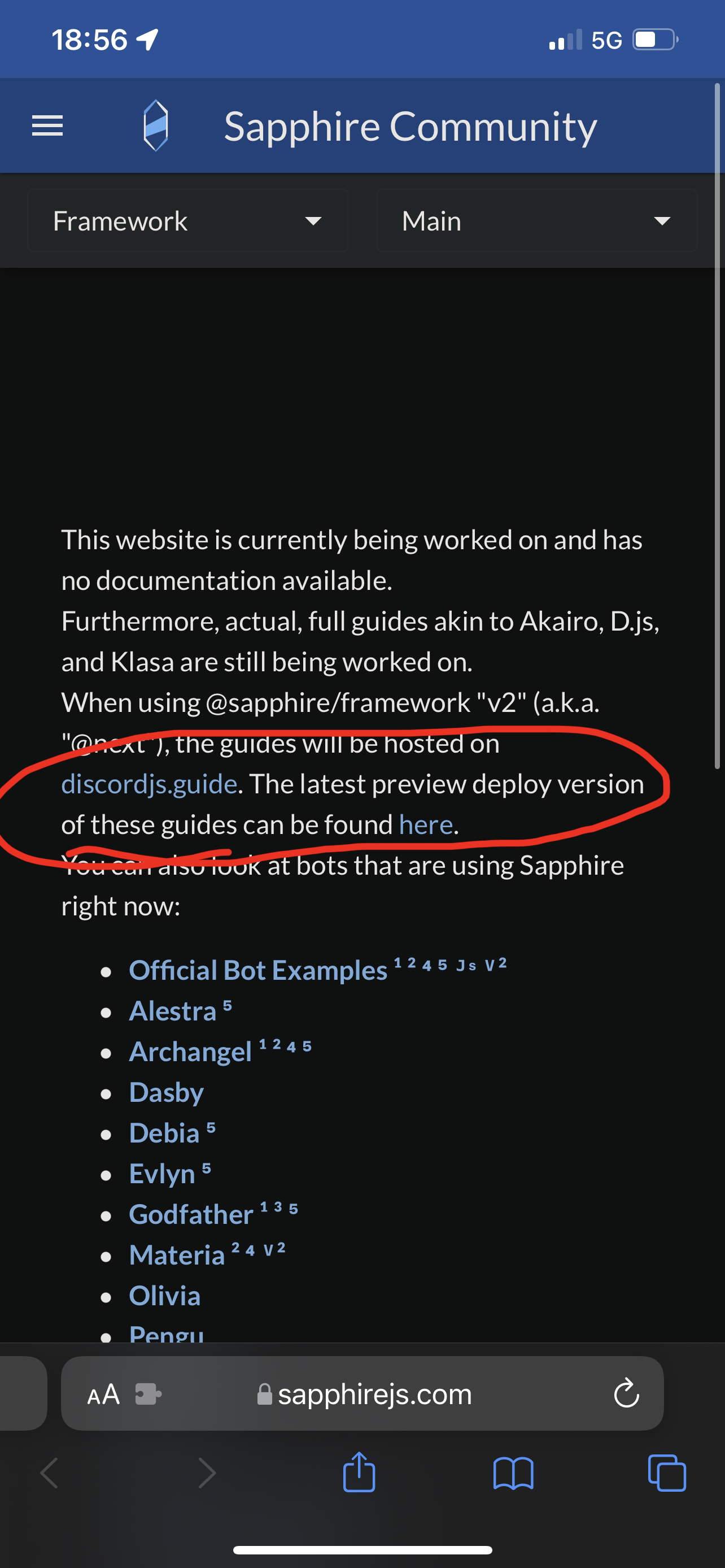 If I have time I'll land my hand on the GH - Sapphire - Imagine a Framework
