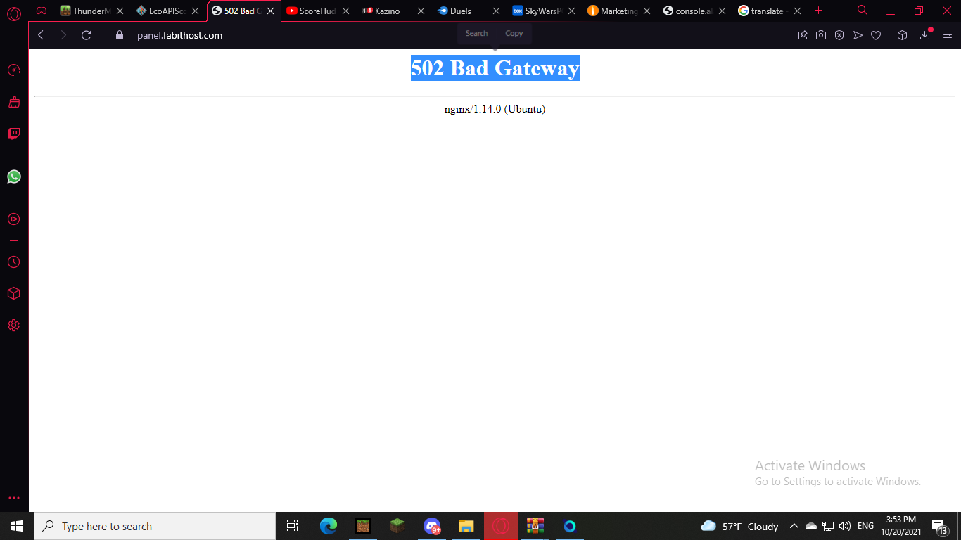 Refresh the page - Fryde