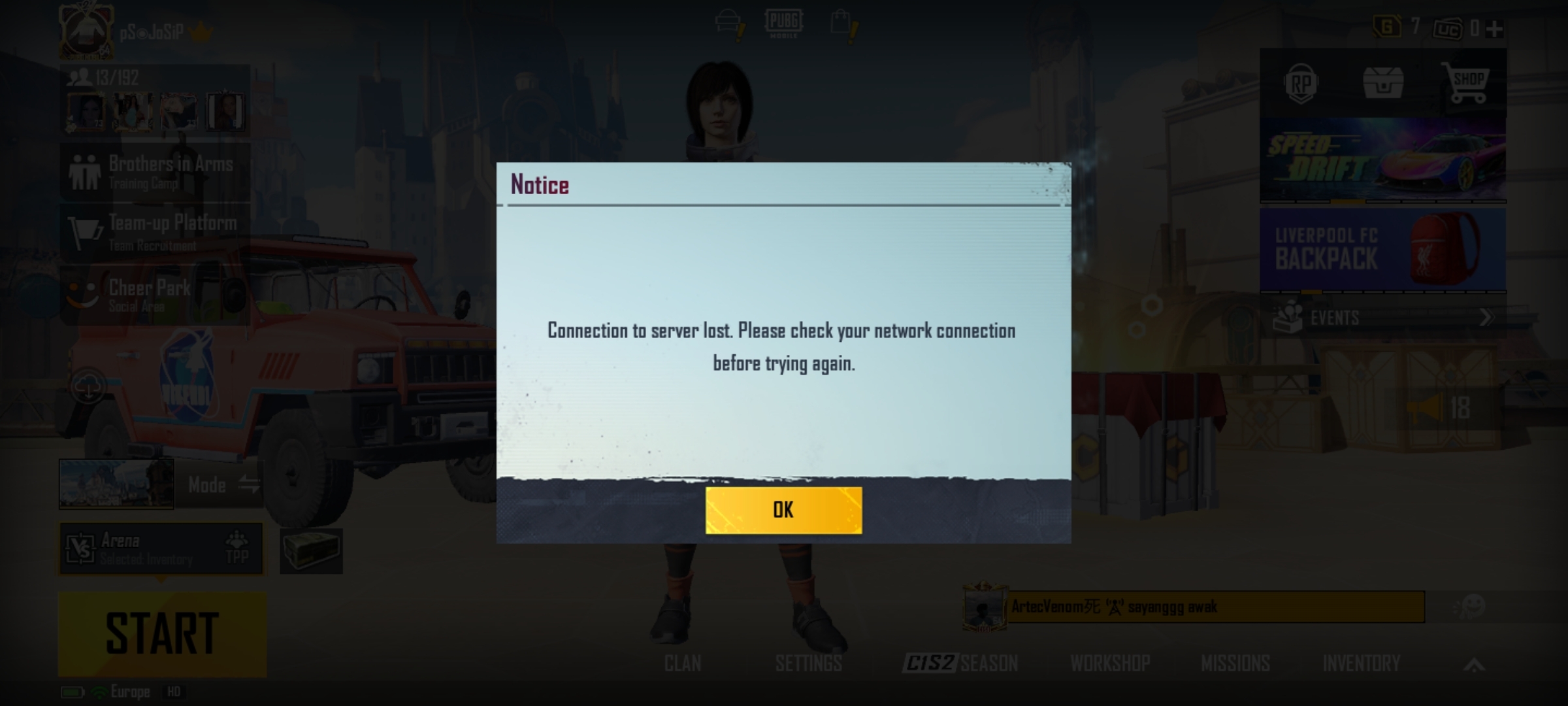 This is same in the case of arena maps - PUBG MOBILE