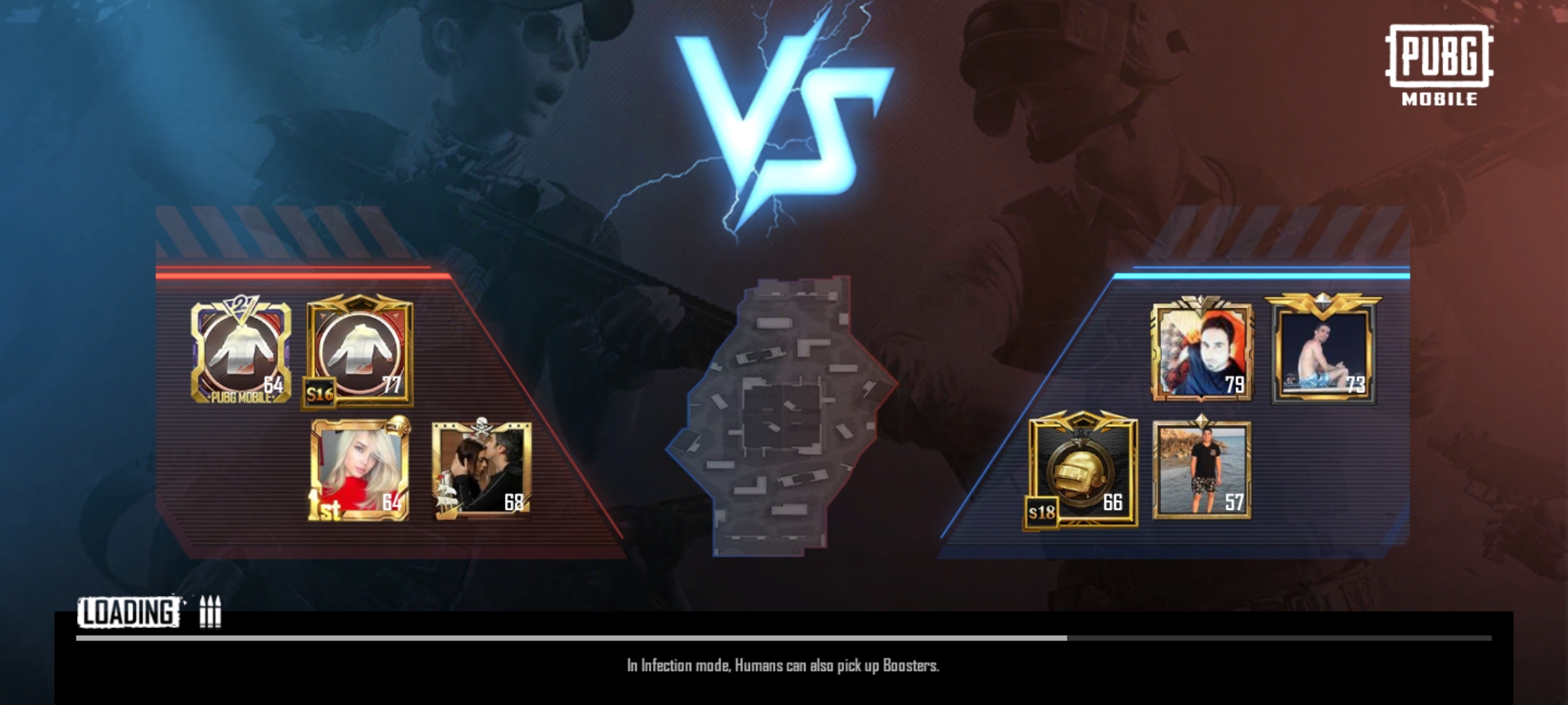 This is same in the case of arena maps - PUBG MOBILE