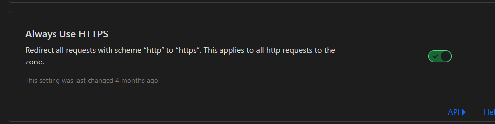 If You Want It To Do That Automatically Enable Redirect In Cloudflare Dash Cloudflare