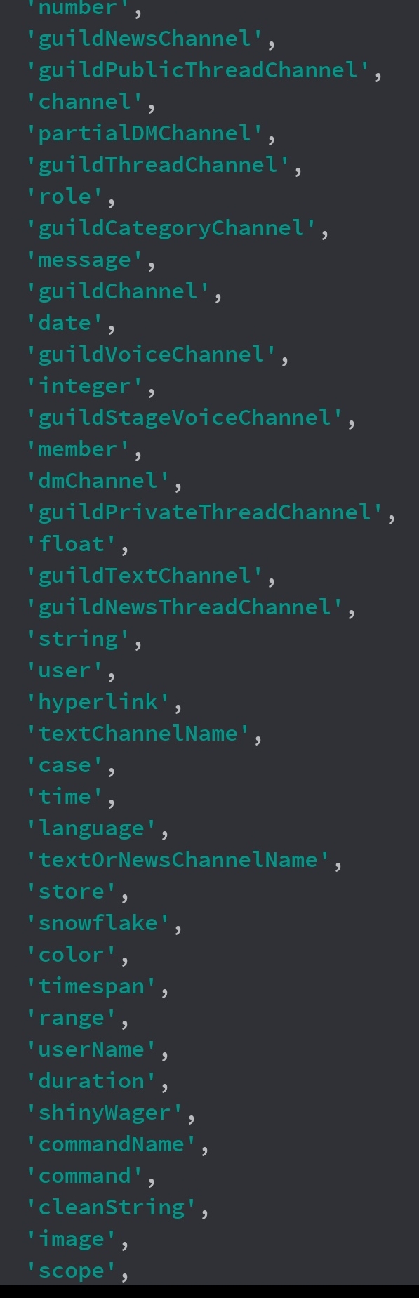 or use args.rest that will capture all remaining arguments - Sapphire - Imagine a Framework