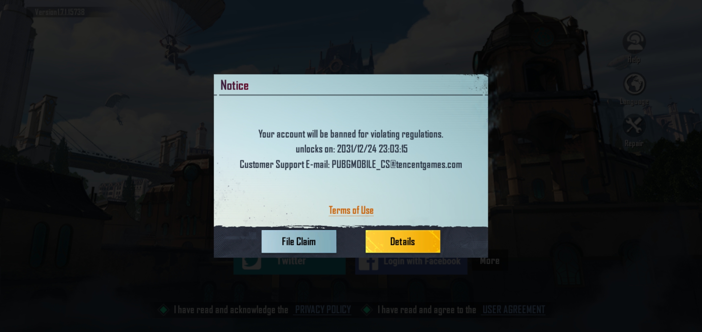 Hello! How can we help you, ? - PUBG MOBILE