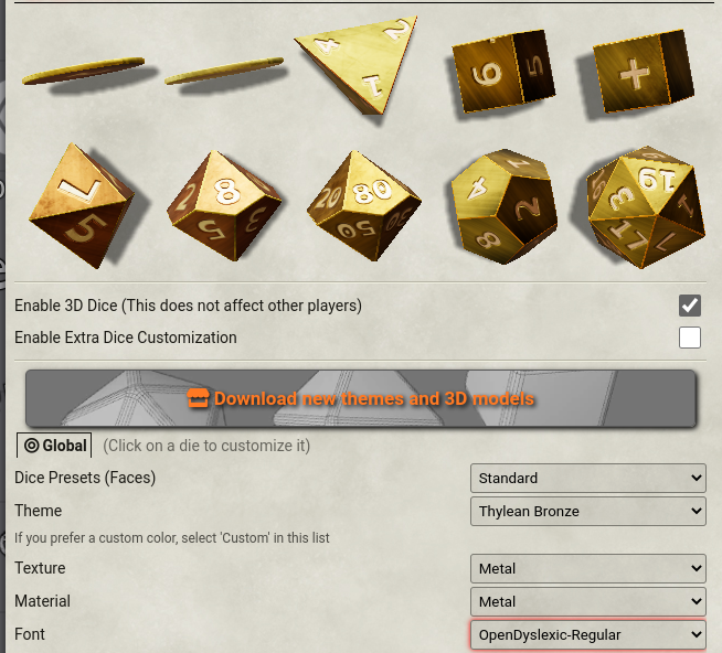 Custom Fonts for Dice so Nice 🤯 - League of Extraordinary FoundryVTT Developers