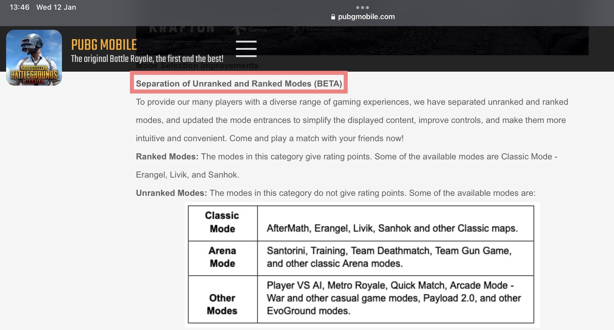 Please refer to for more information regarding upcoming update,