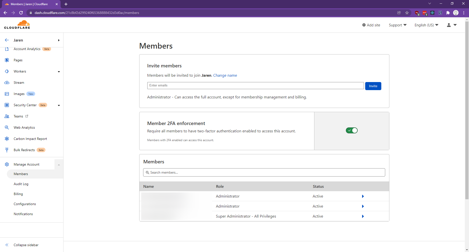 how to invite someone to a Cloudflare team? - Cloudflare Developers