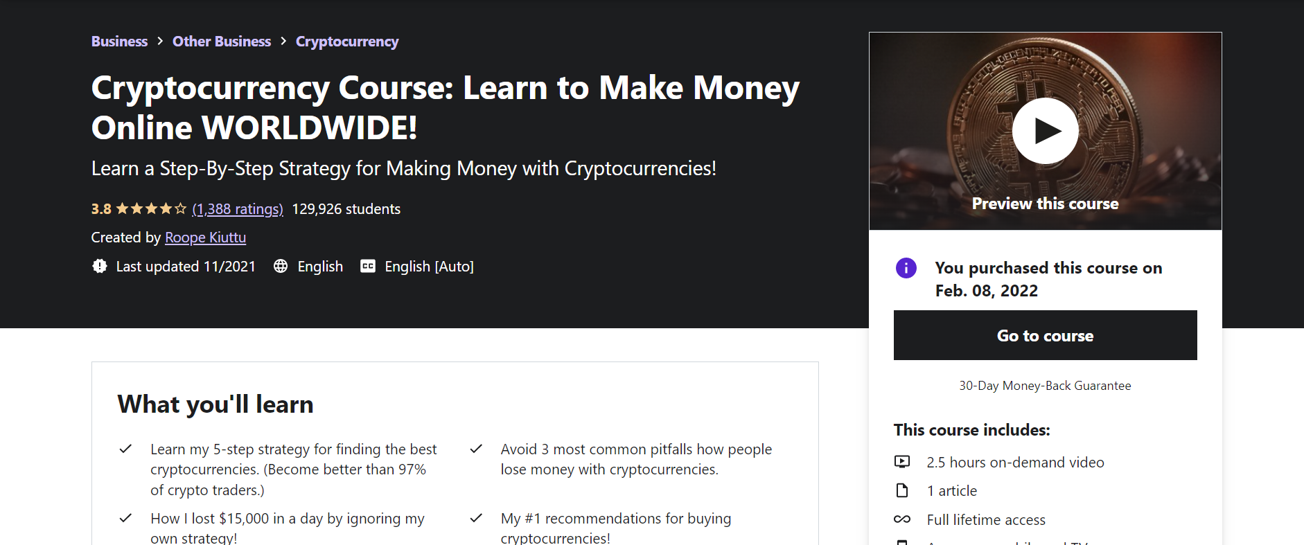 Is sub block finality also something that will be looked for? - Ergo ...