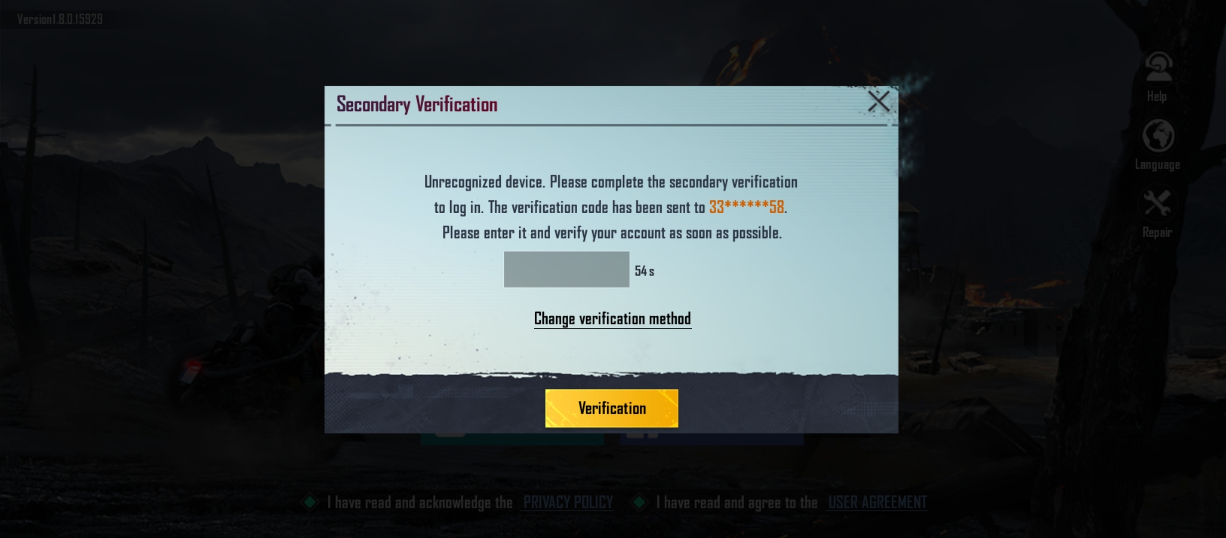 The ban message doesn't mean that he has been banned for 10 years ...