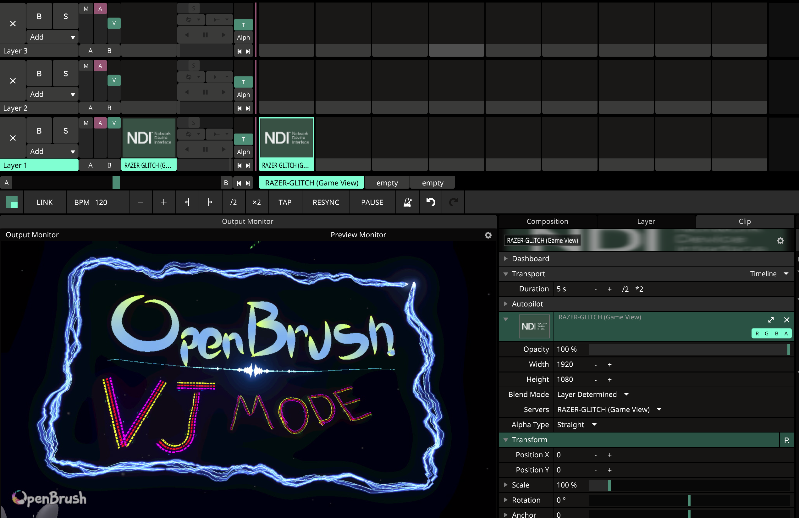 NDI already works (in PCVR), if you want to try, let me know - Open Brush, Open Blocks, Icosa ...