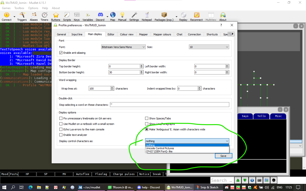 As an alternative you can get (nearly all) the control characters rendered as: * little pictures ...