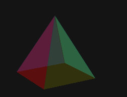 Here is some code to create colorful transparent pyramid using pure css. - Program Dream
