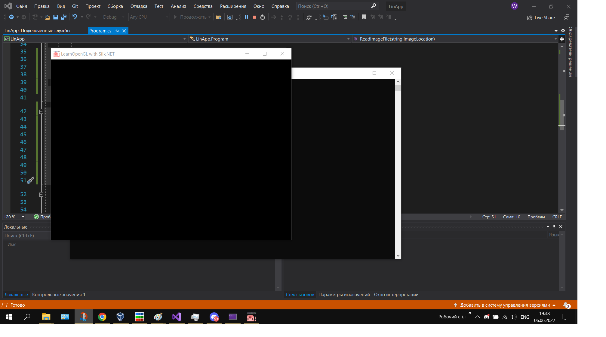 it's not made with silk but you can use it with silk windowing - Silk.NET