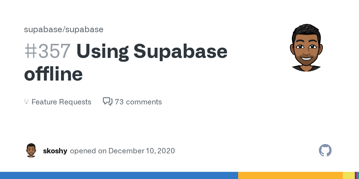 Offline Support - Supabase