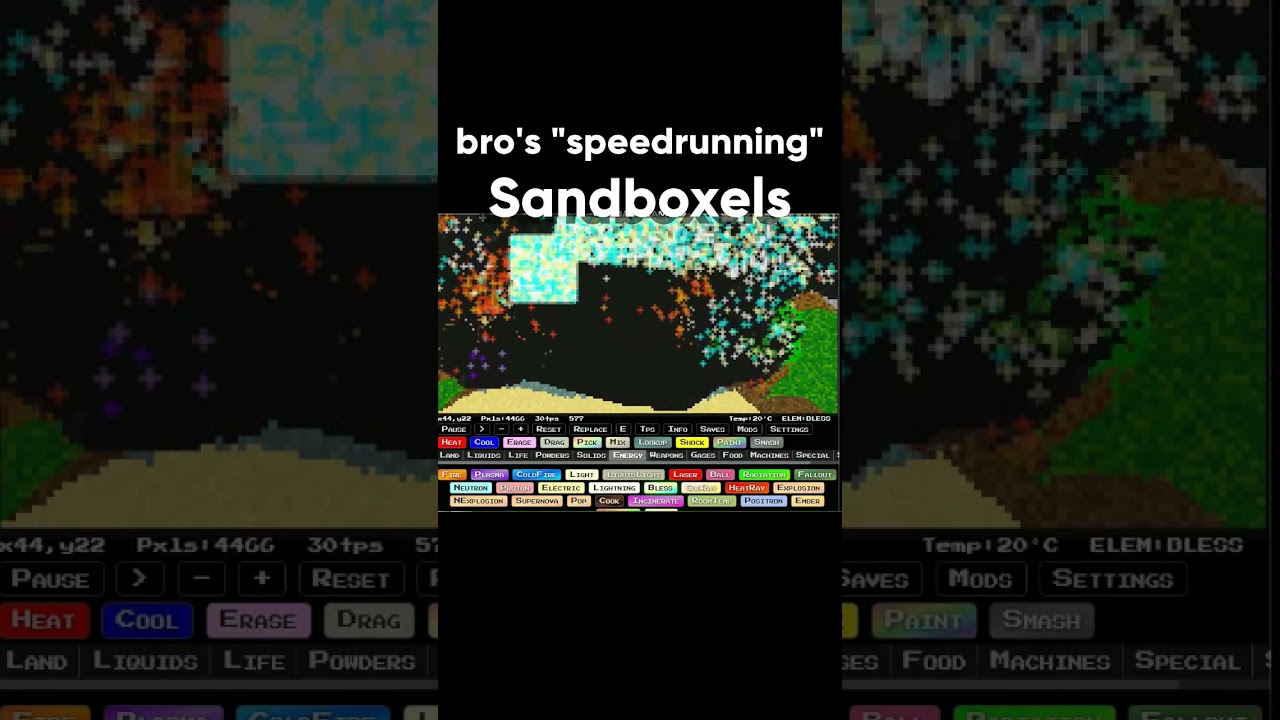 *shrek moment* - ⛄ R74n / Sandboxels